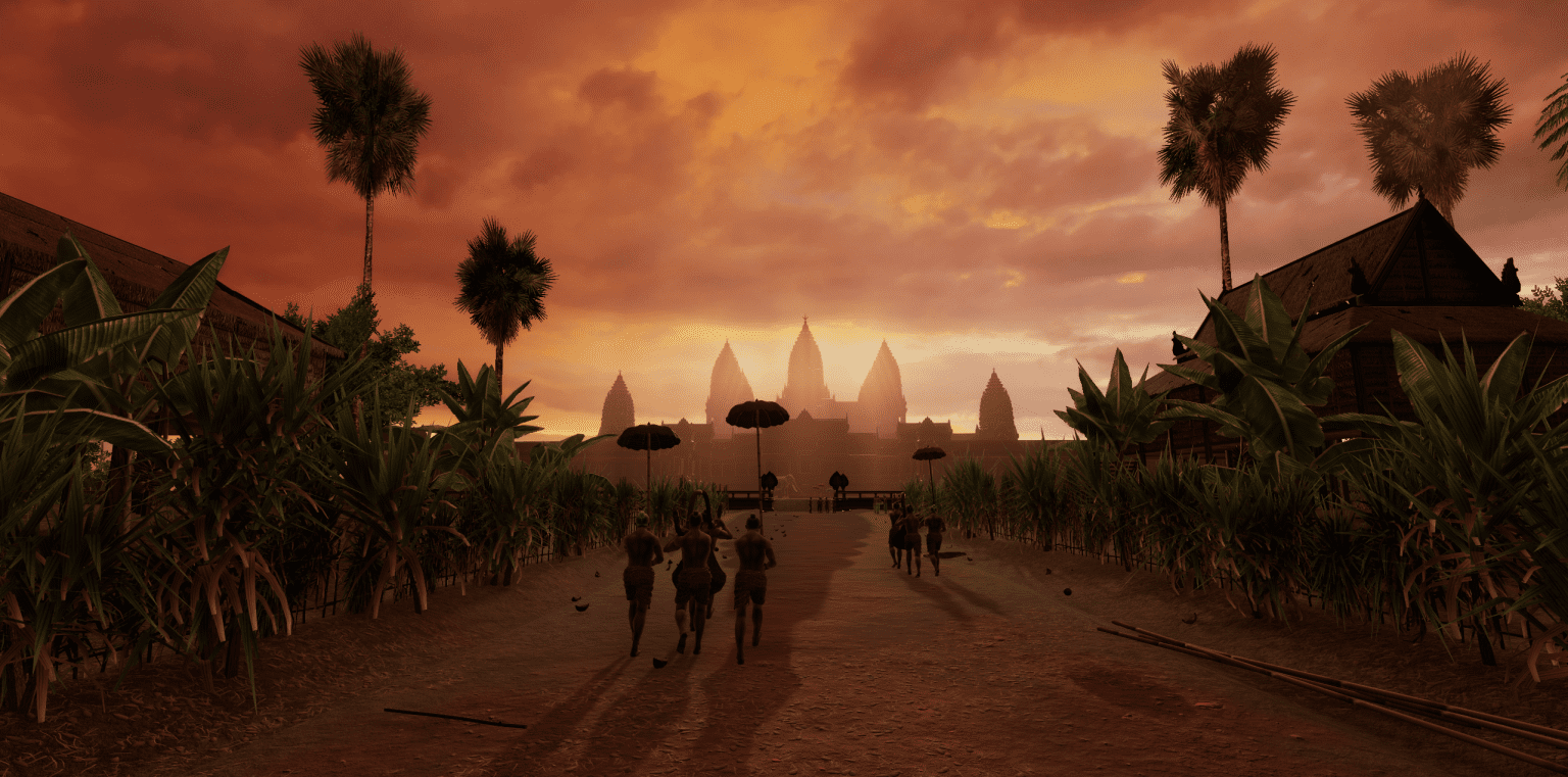 Building a Virtual City for the Classroom: Angkor - Not Even Past