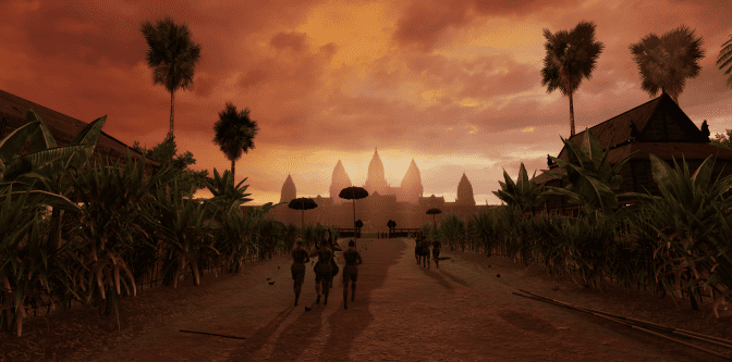 Building a Virtual City for the Classroom: Angkor - Not Even Past