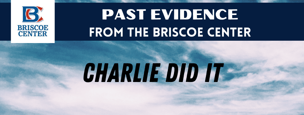 Past Evidence - Charlie Did It: The George Crile III Papers at the ...