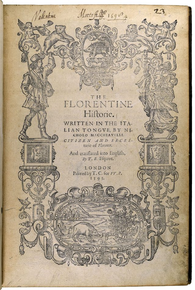 Primary Source: Patronage and Power in Machiavelli and the Elizabethan ...