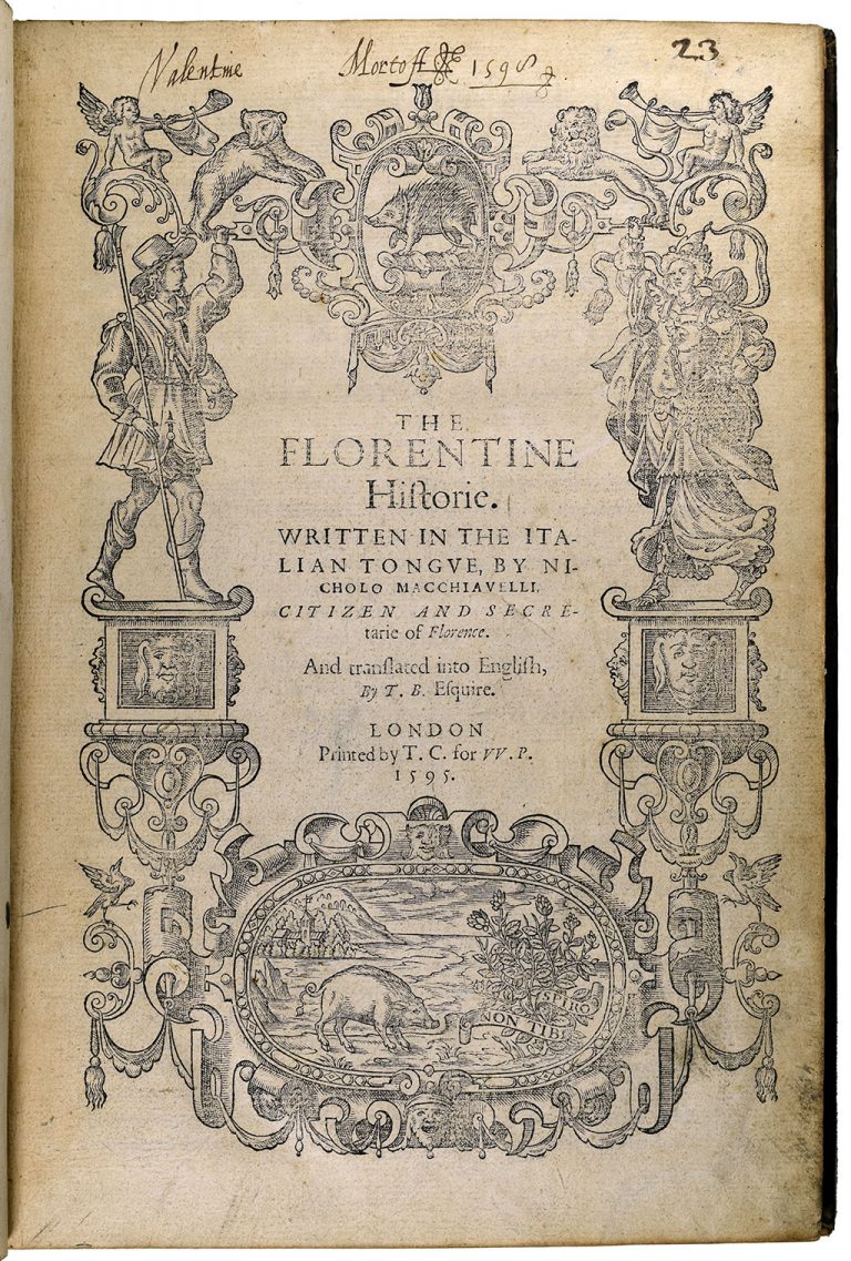 Primary Source: Patronage and Power in Machiavelli and the Elizabethan ...