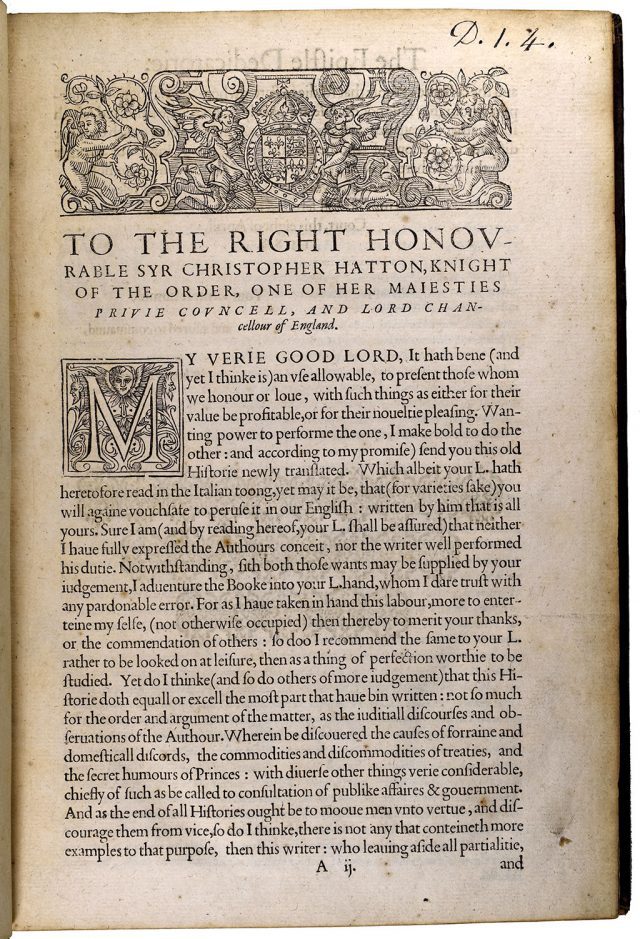 Primary Source: Patronage and Power in Machiavelli and the Elizabethan ...