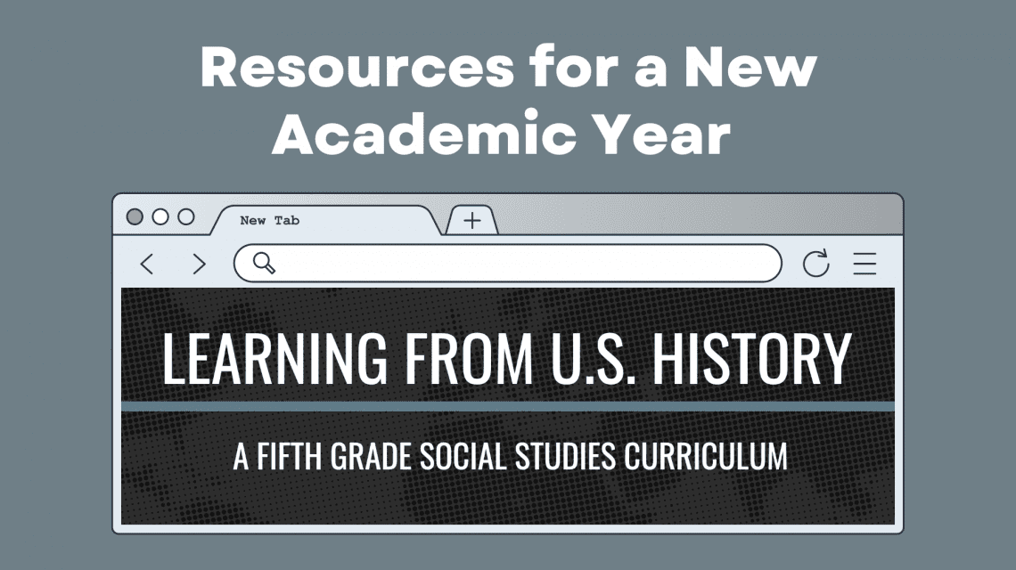Learning from U.S. History: A Fifth Grade Social Studies Curriculum ...