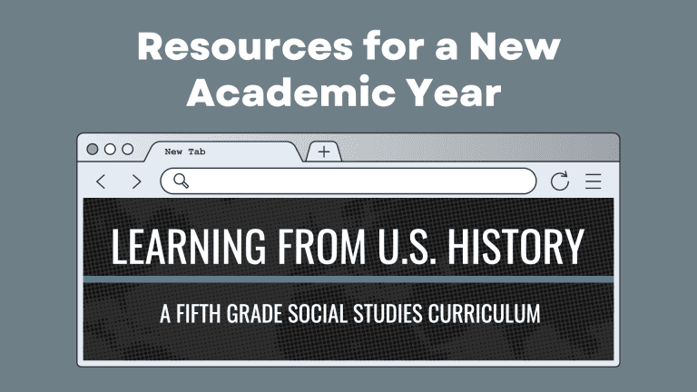 Learning from U.S. History: A Fifth Grade Social Studies Curriculum ...